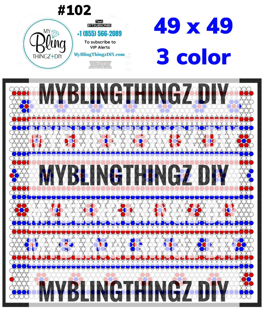 FREE Rhinestone Template No. 102 – MyBlingThingz DIY